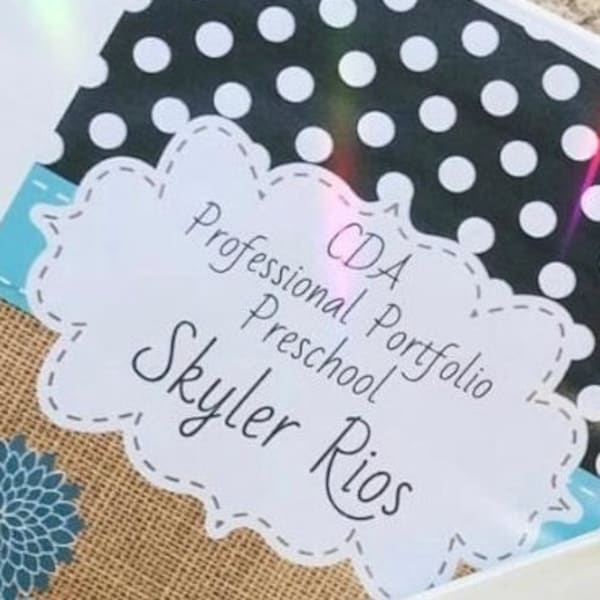 Cda Portfolio Cover - Etsy