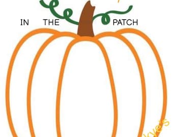 Cutest Pumpkin in the Patch Handprint Template - Etsy