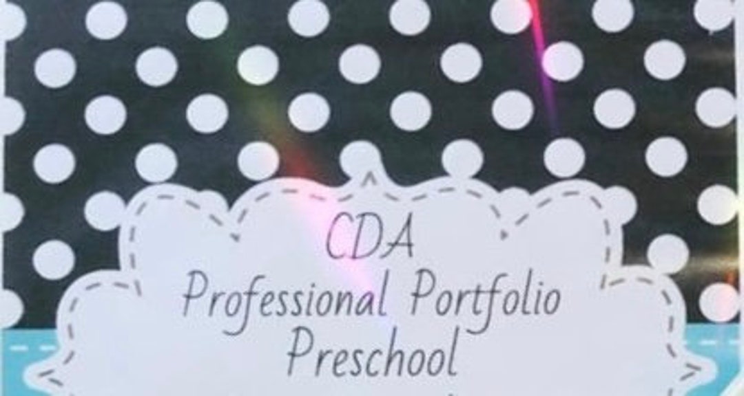 Complete Preschool Child Development Associate Portfolio - Great to ...