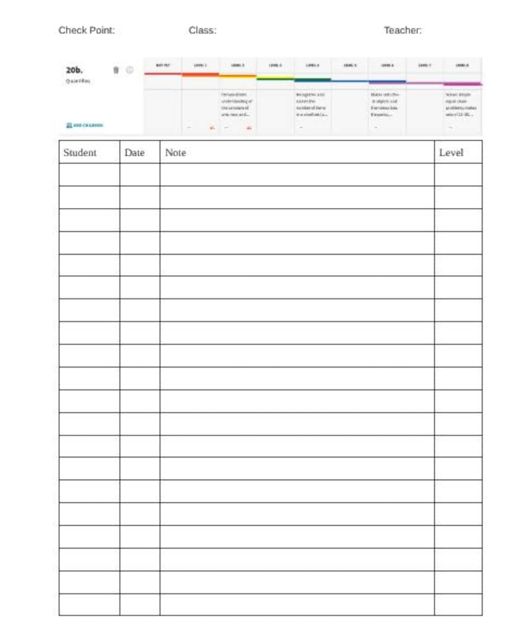 Teaching Strategies GOLD (TSG) Data Collection, Observation Notes - Etsy
