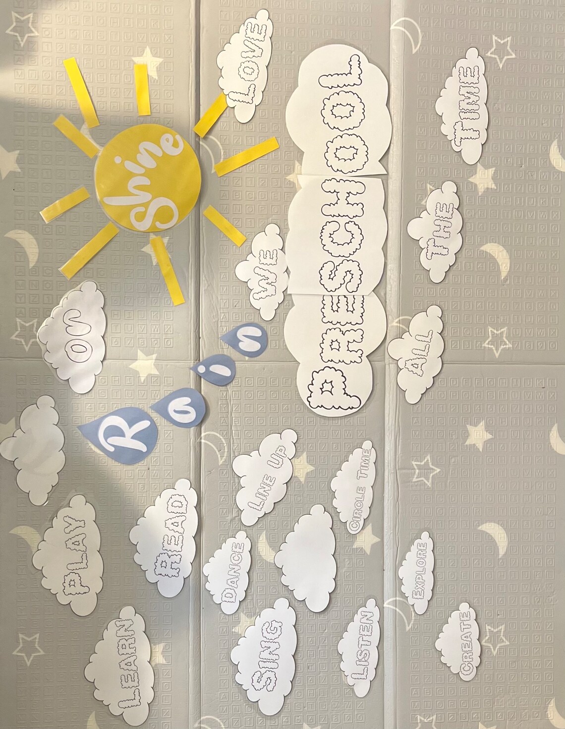 Clouds and Rainbows Classroom Display Full Bundle 127 Slides - Etsy