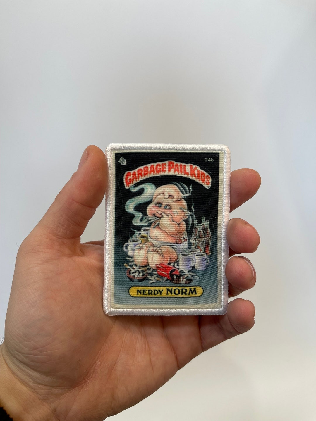 Garbage Pal Kids Card Iron on Patch, Nerdy Norm Embroidery Patch ...