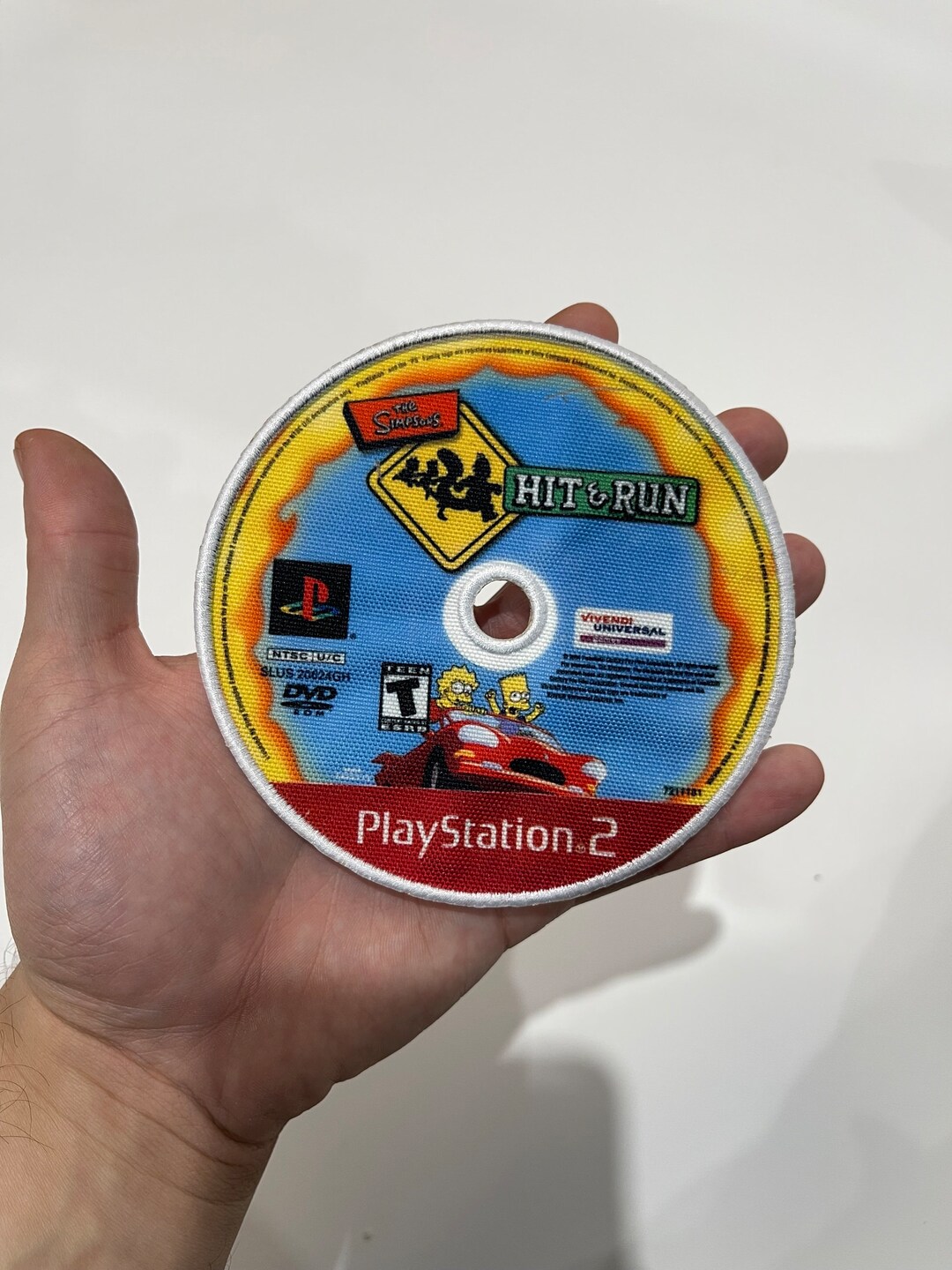 PS Game Patch Iron on the Simpsons Hit and Run Video Gamer Retro - Etsy