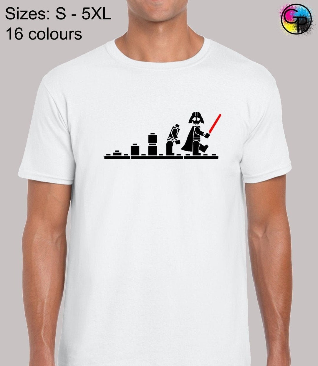 Darth Brick Evolution Mens T Shirt Unisex Funny Joke Novelty Cool Toy ...
