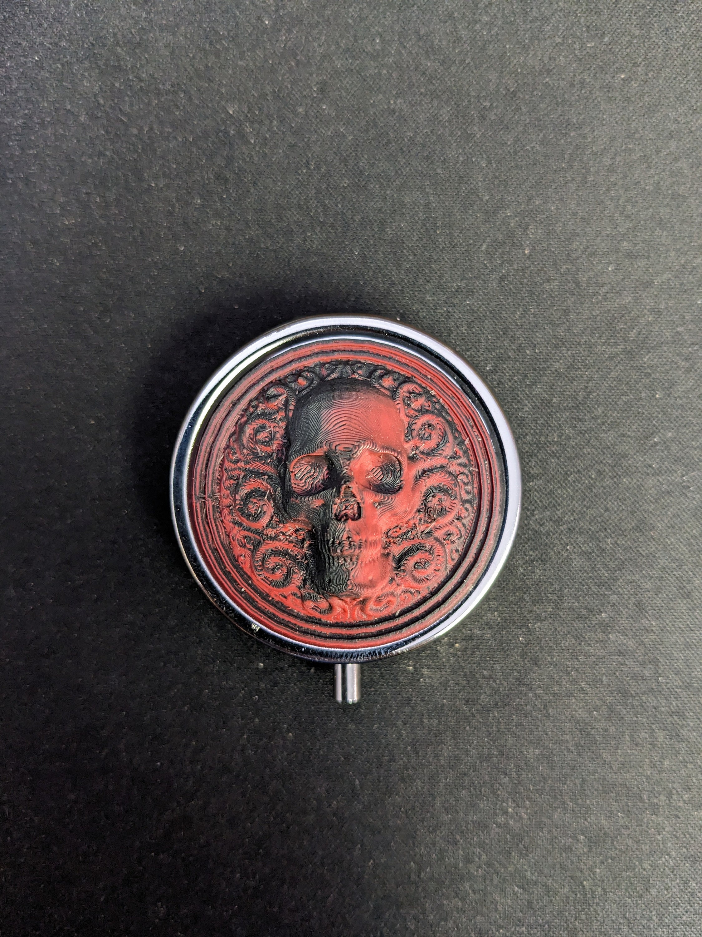 Gothic Pillbox, Filigree Design, Pill Box, Goth, Gothic Skull, Skull ...