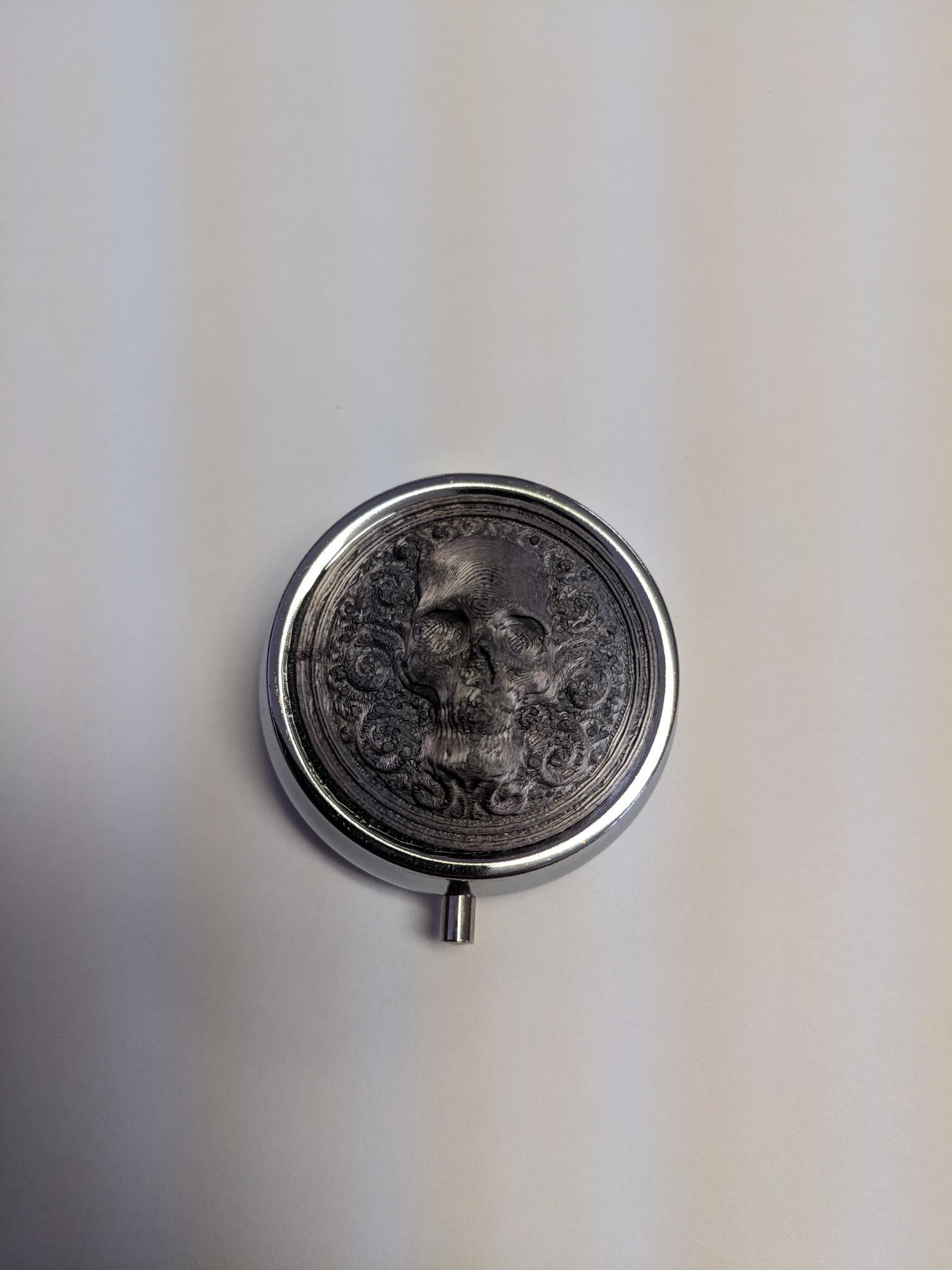 Gothic Pillbox, Filigree Design, Pill Box, Goth, Gothic Skull, Skull ...