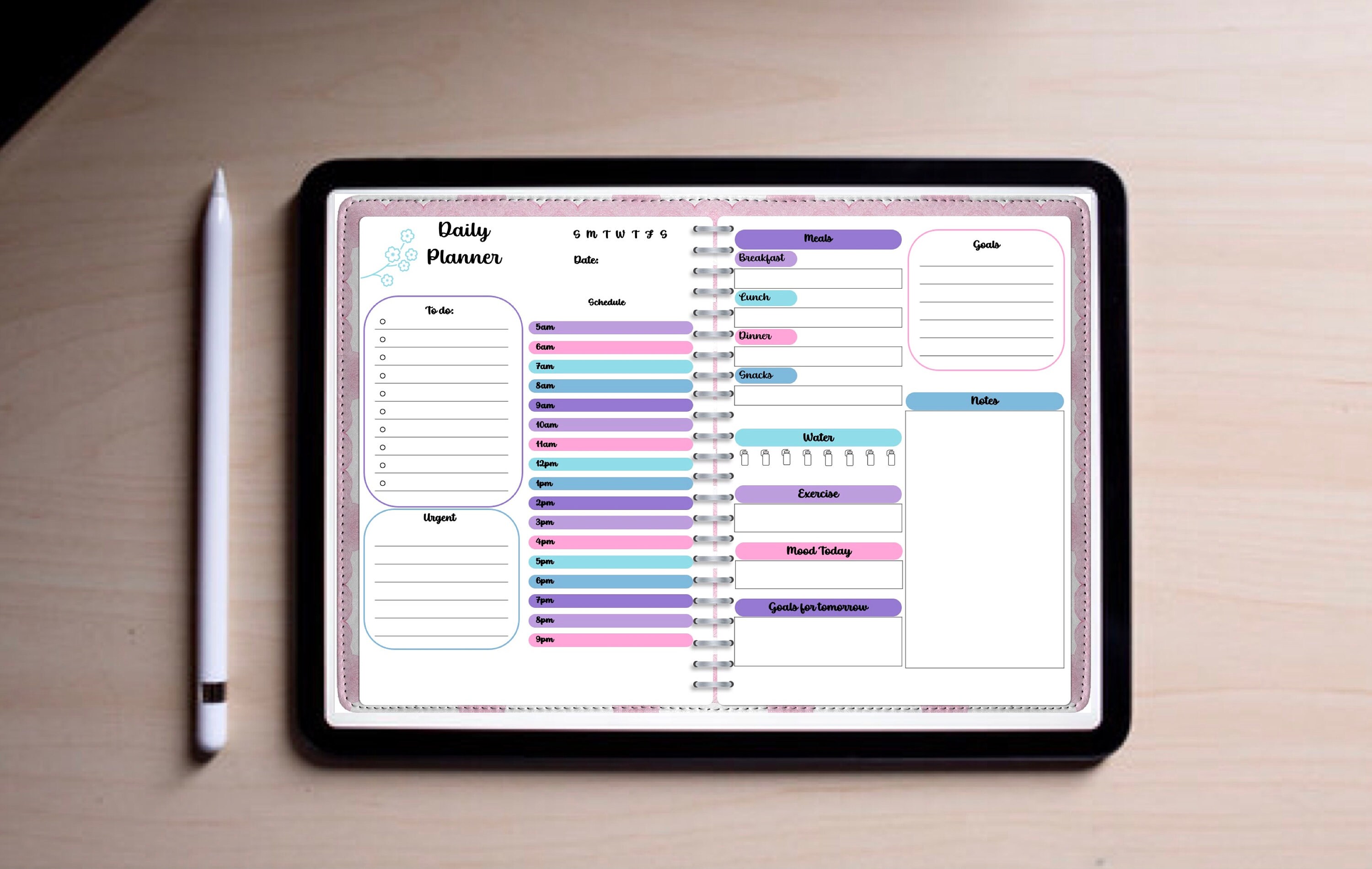 Pastel Digital Planner - Etsy