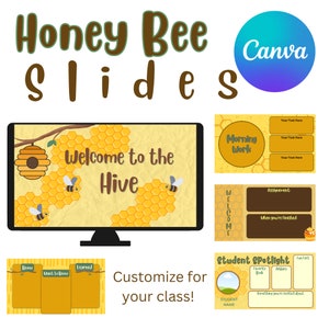 Honey Bee Themed Slides Template, Bee Themed Slides Template, Google ...