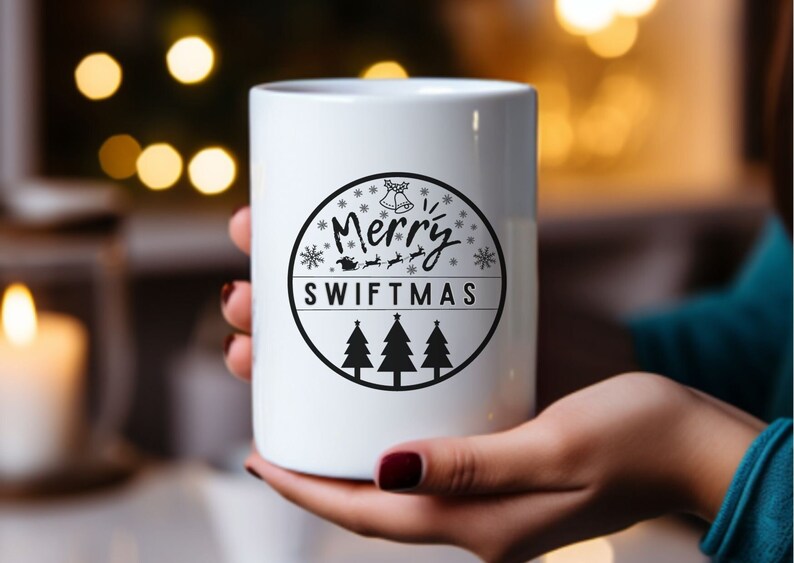 Merry Swiftmas SVG and PNG Swift Template, It Was Svg, Swifty Door ...