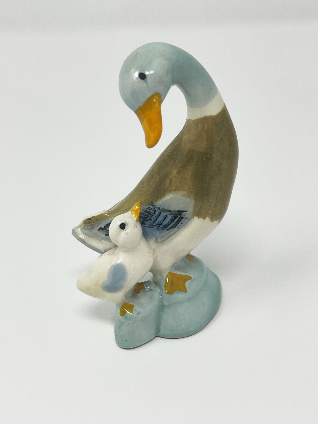 1930s Duck and Duckling Wade England Figurine Drake and Daddy ...