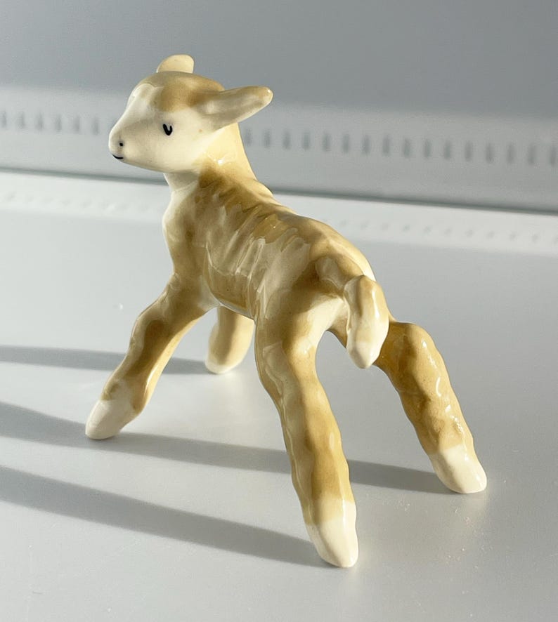 Rare Wade England Lamb 'playful Lamb' 1930s Figurine Collectible Farm ...