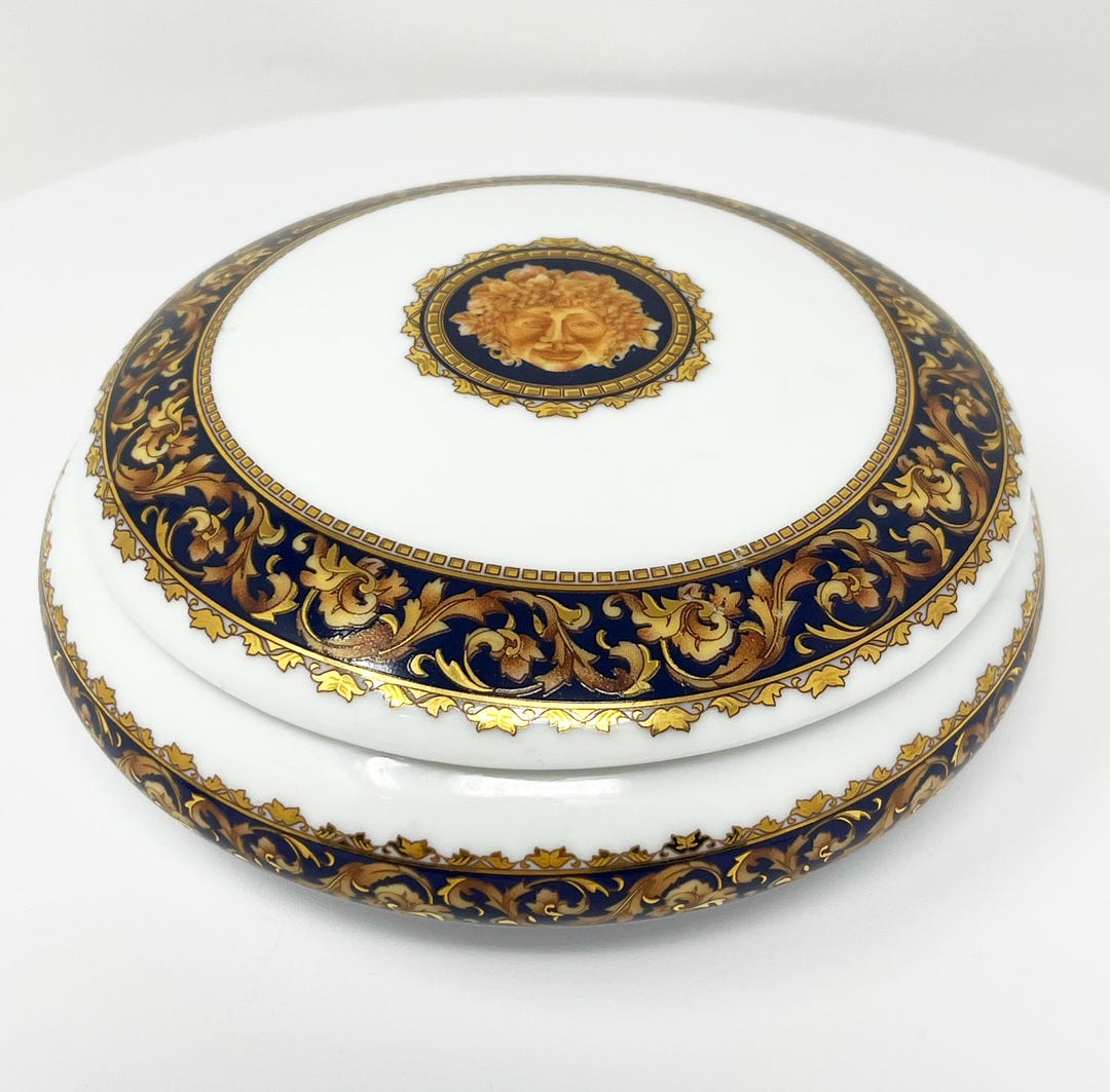 Vintage Limoges 24kt Gold Gilt Bacchus Trinket Box Dish, Fine French ...
