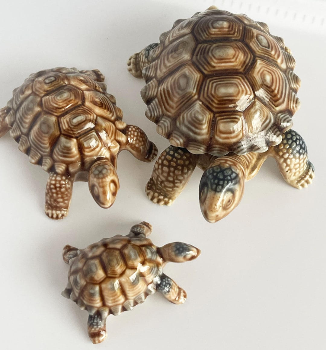 Wade England 1958 Tortoise Family Figurines – Complete Turtle Set ...