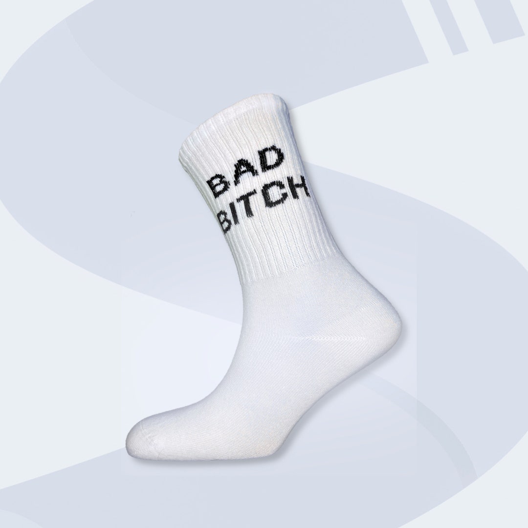 Bad Bitch Sock | Tennis Socks | Sneaker Socks | Scented, Cool, Funny ...