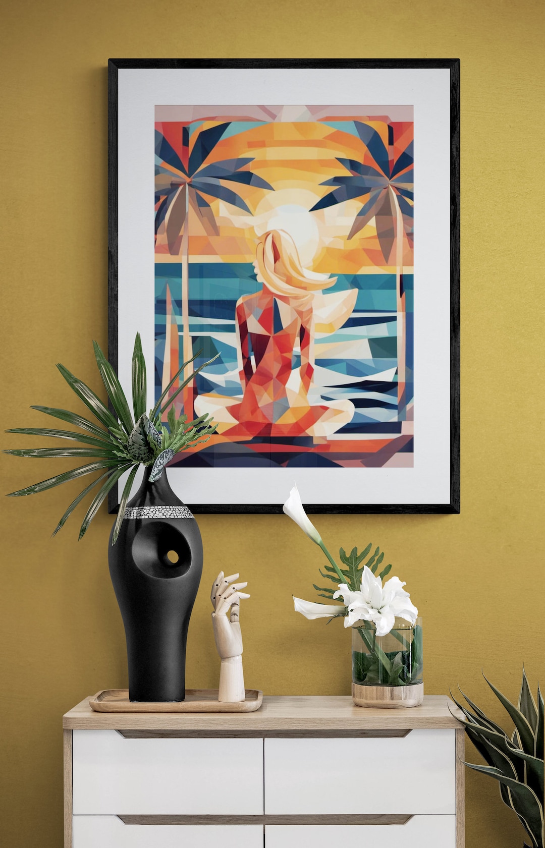 Mindfulness in the Tropics. Mindful Wall Art. - Etsy