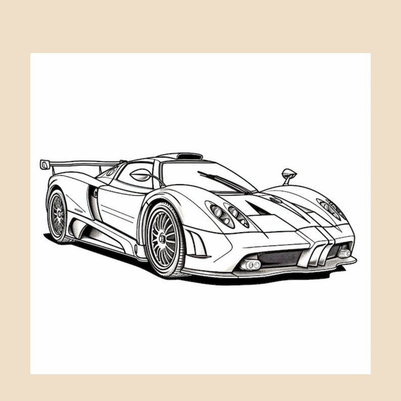 99 + Car Coloring Pages | Sports Cars | Muscle Cars | Vintage Cars ...