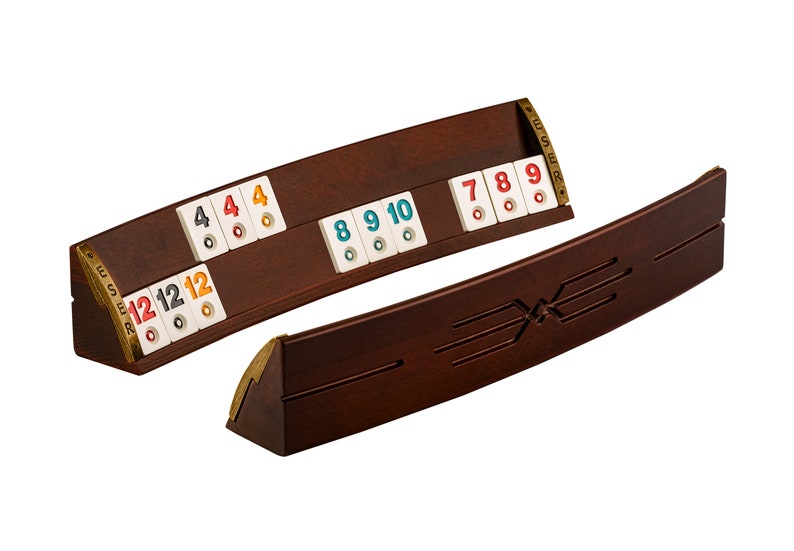 Personalized Wooden Oval Rummy Cube Set, Rummikub Game Oval Shaped ...