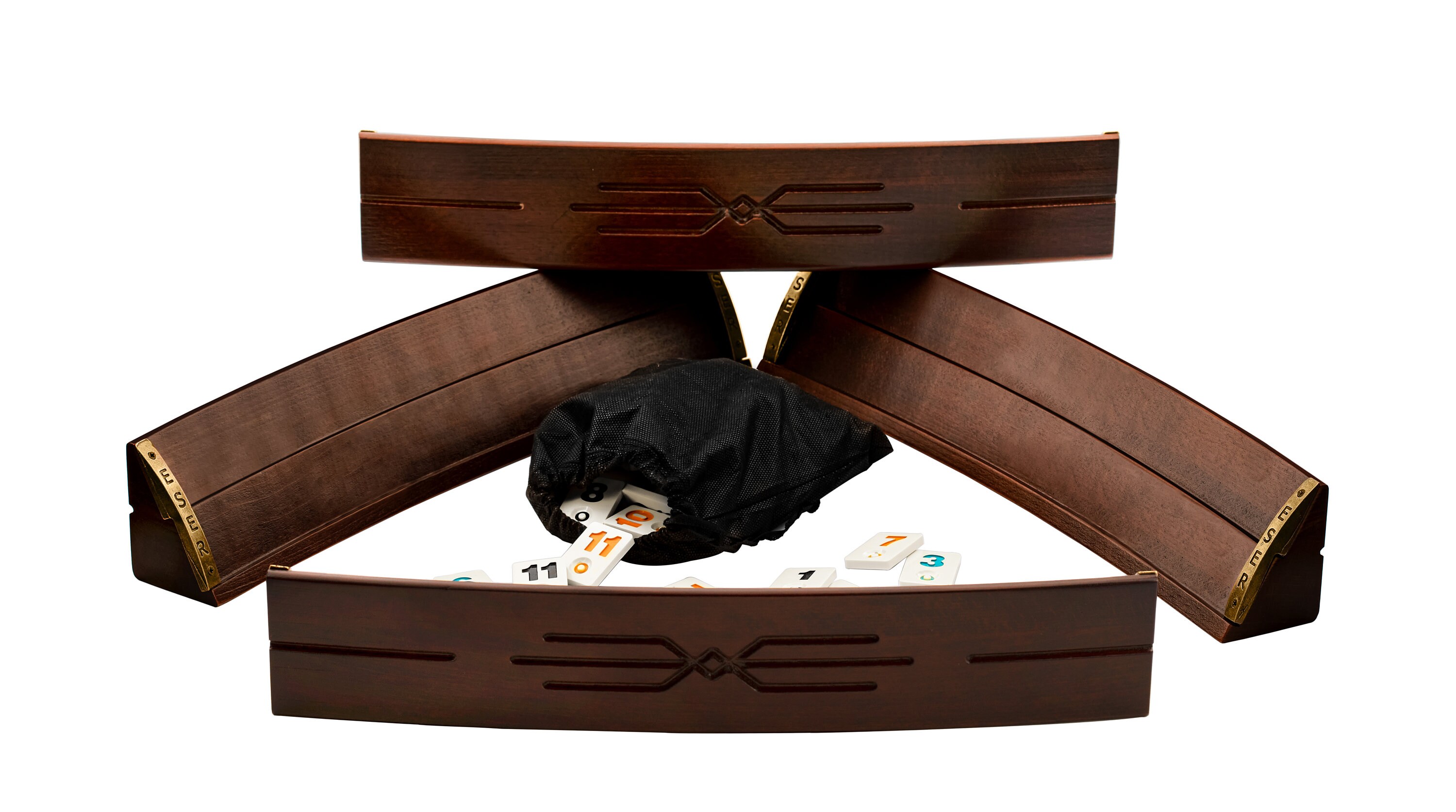 Personalized Wooden Oval Rummy Cube Set, Rummikub Game Oval Shaped ...