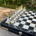 Personalized Collectible Chess Set, Wooden Chess Board With Storage ...