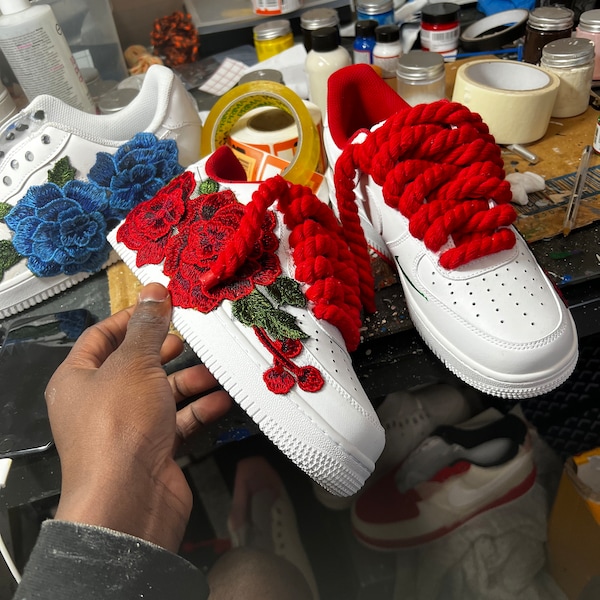 Nike Air Force 1 With Custom Rope Laces - Etsy Australia