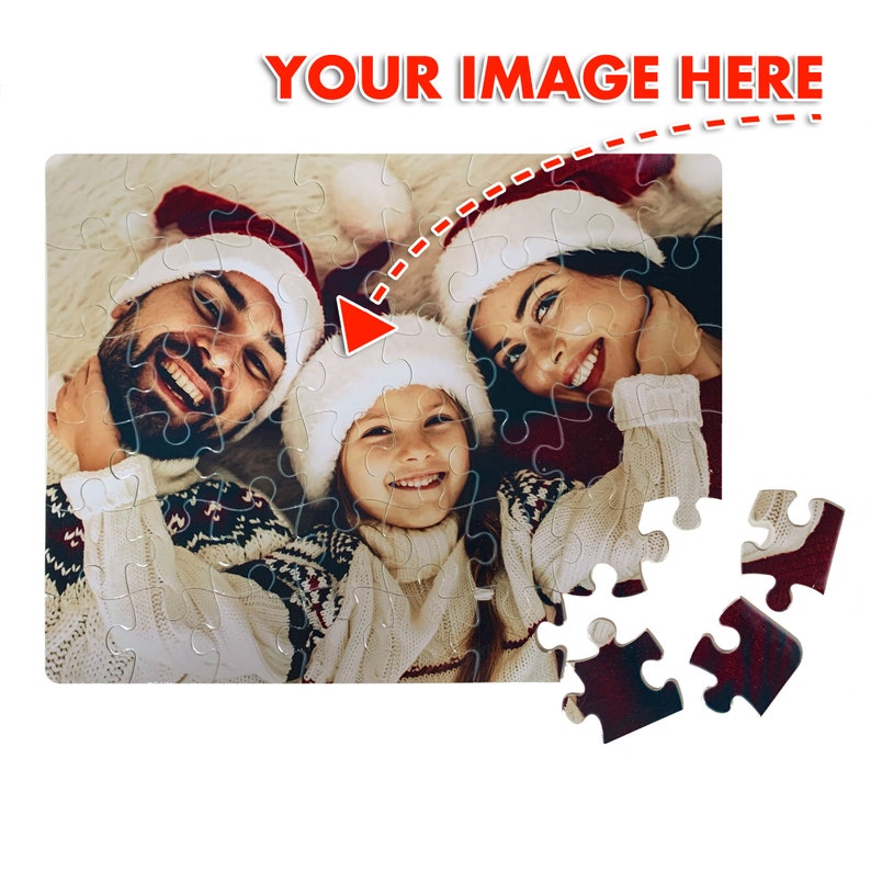 Customized 48 Piece 8 X 10 Jigsaw Puzzle Add Your Image Personalized ...