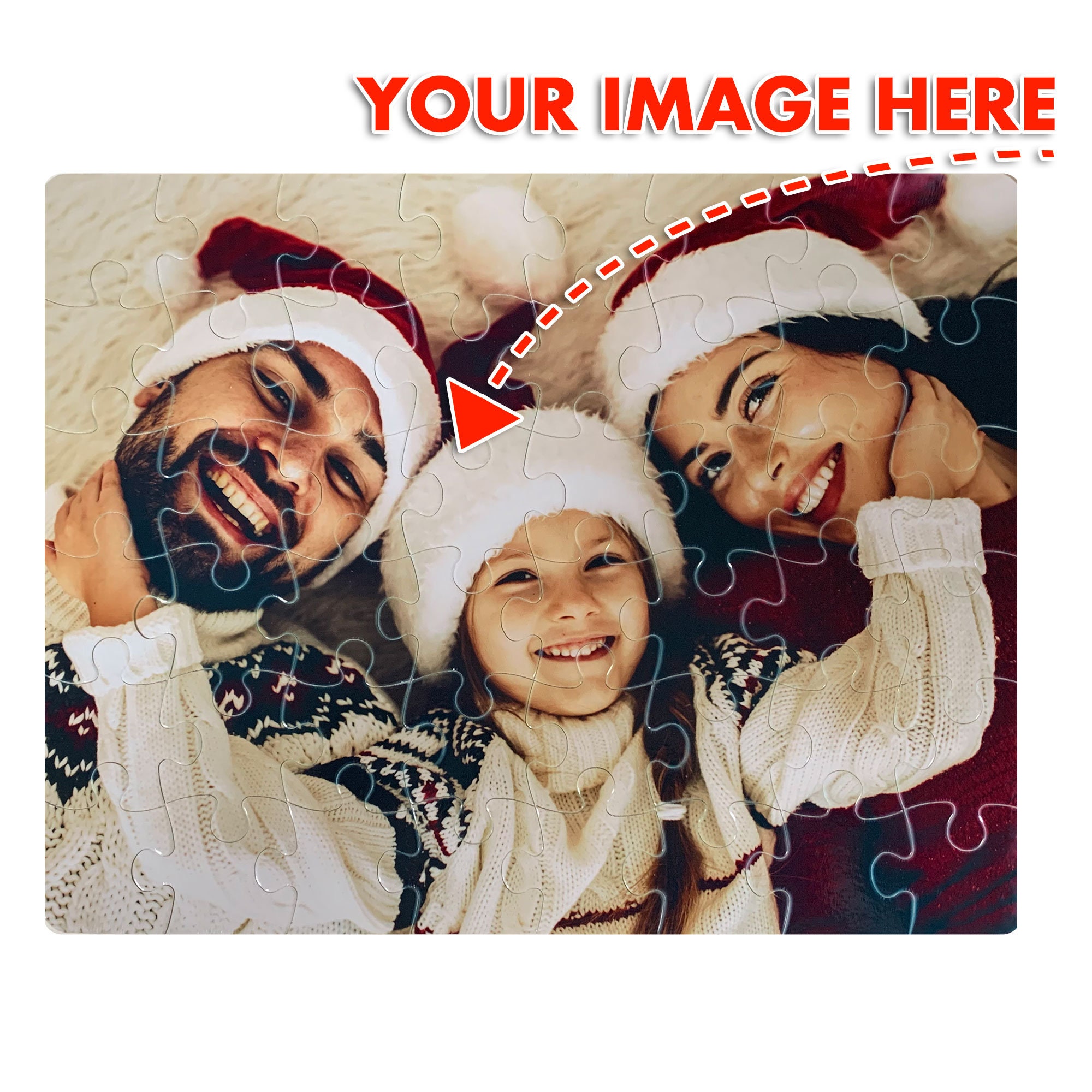 Customized 48 Piece 8 X 10 Jigsaw Puzzle Add Your Image Personalized ...