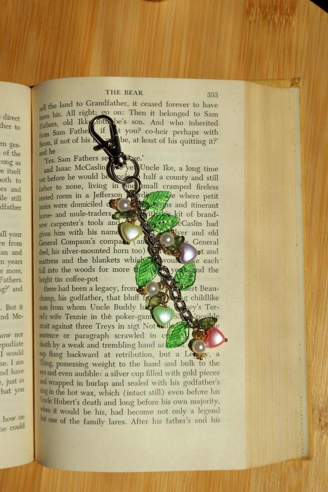 Garden of Hearts Kindle Charm Chain: Pastel Hearts, Peals, and Leaves E ...