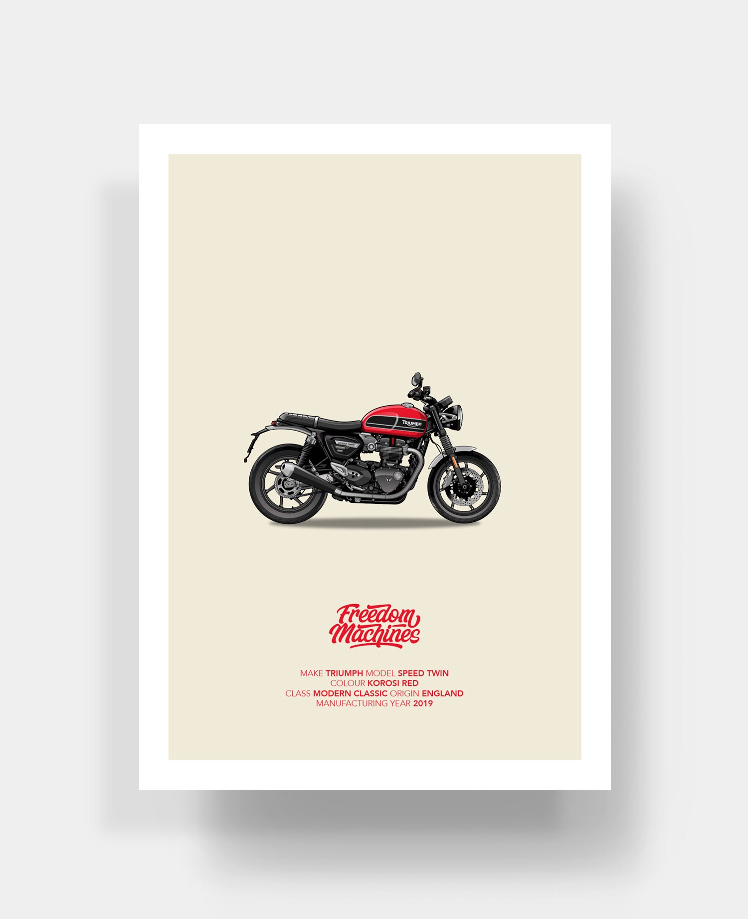 Triumph Motorcycle Posters And Signs