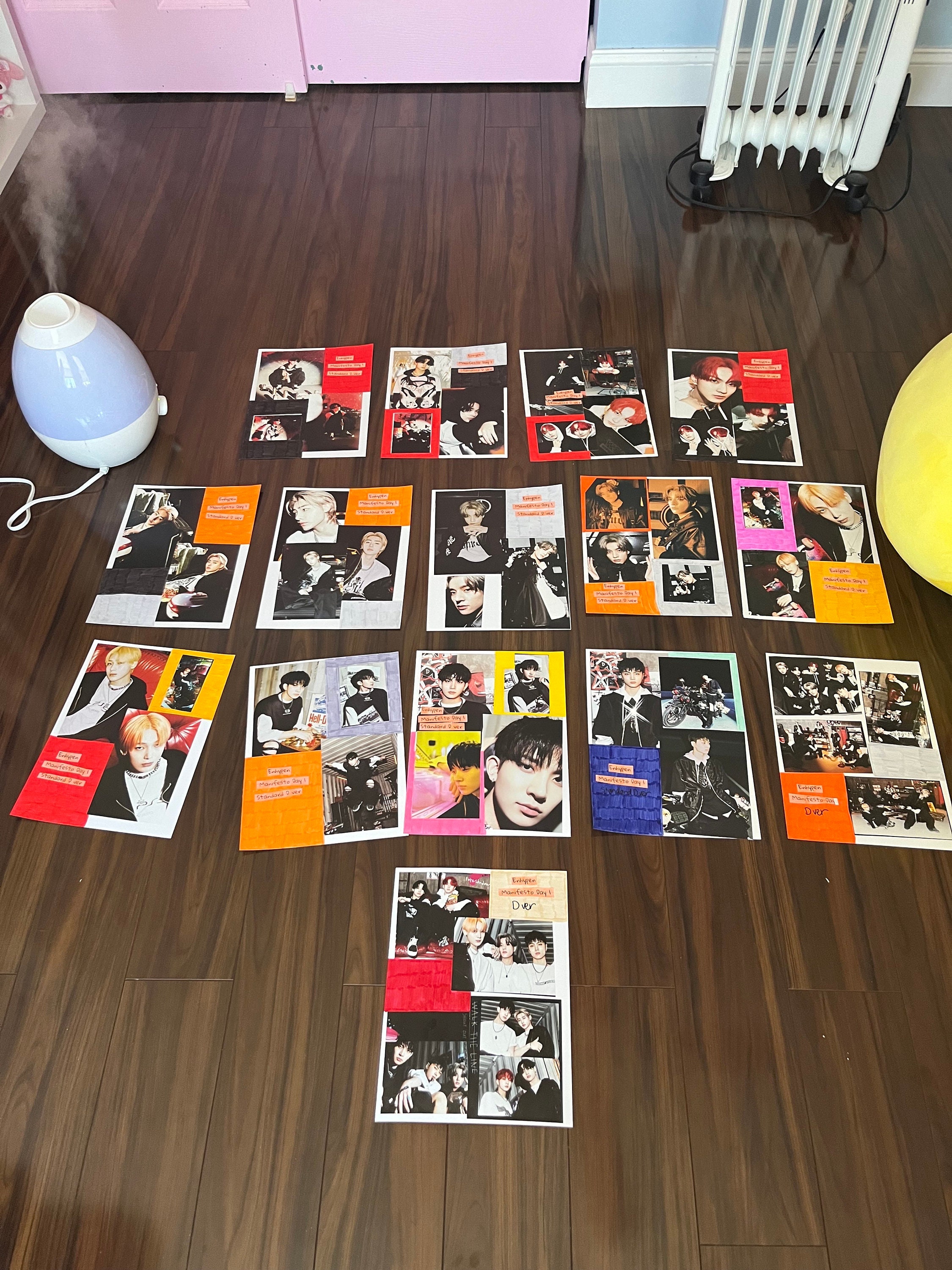 Enhypen Manifesto Scrapbook Posters - Etsy