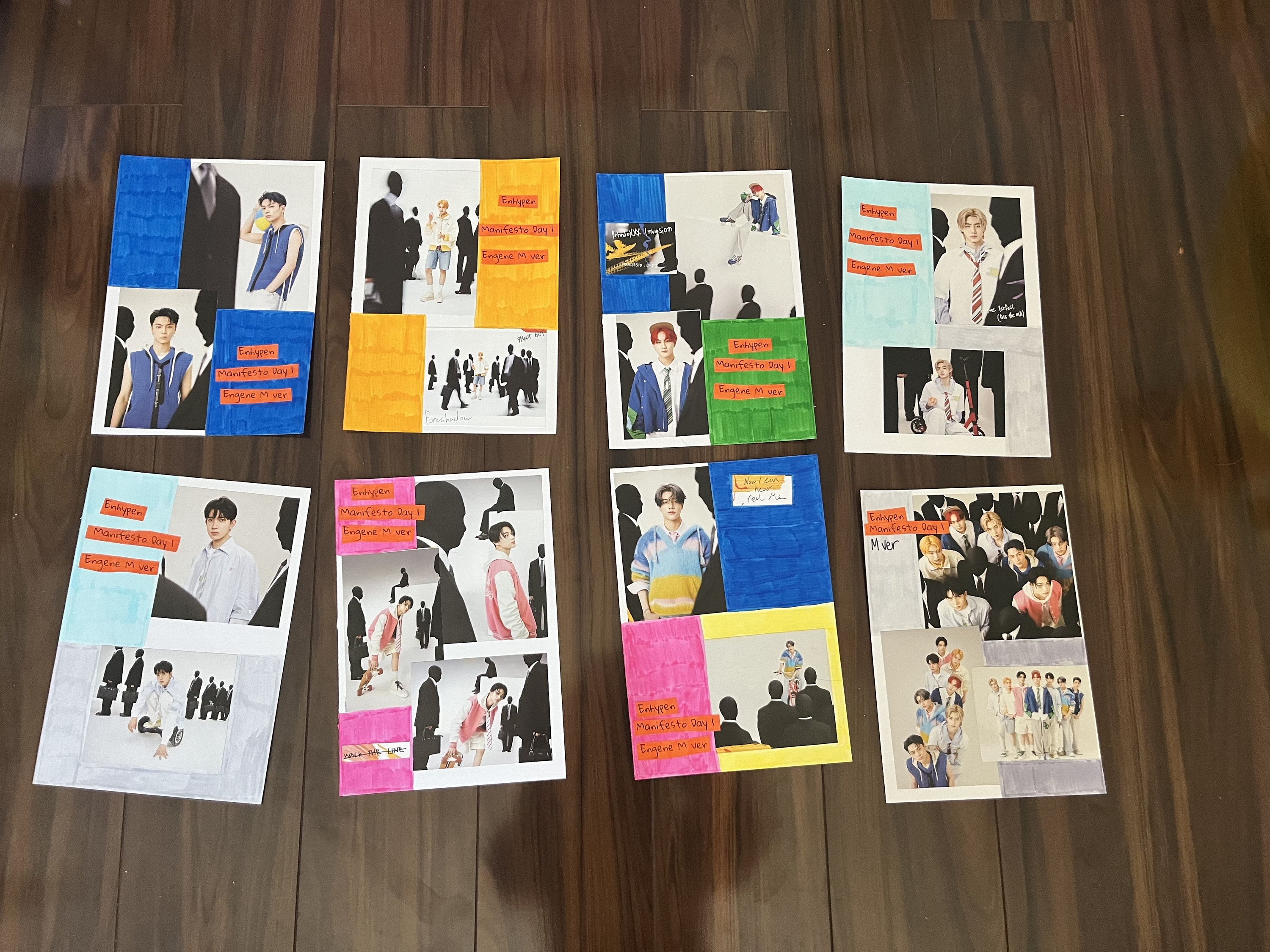 Enhypen Manifesto Scrapbook Posters - Etsy