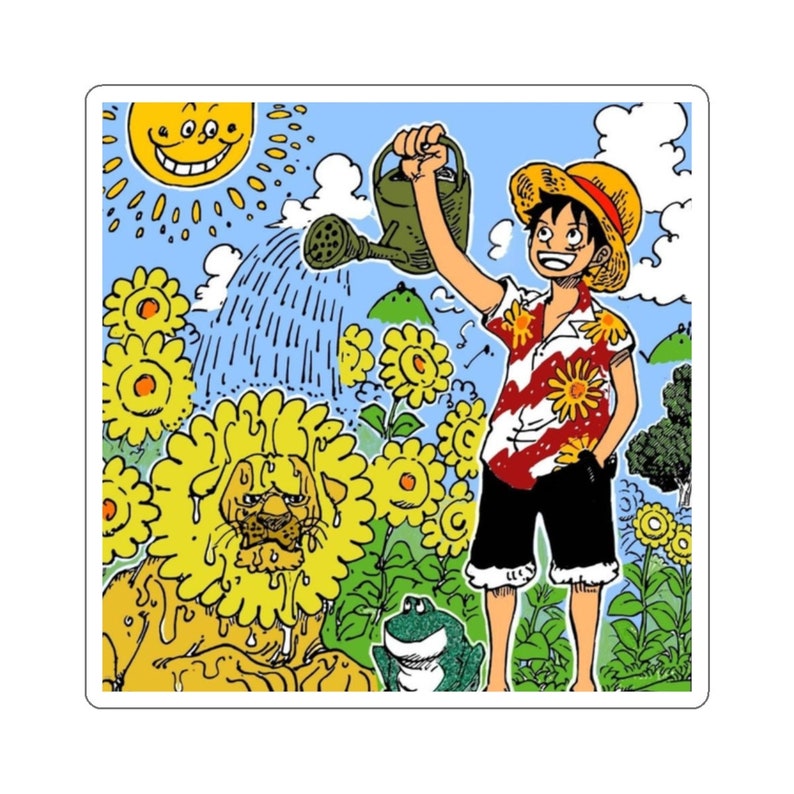 Luffy One Piece Sticker - Etsy