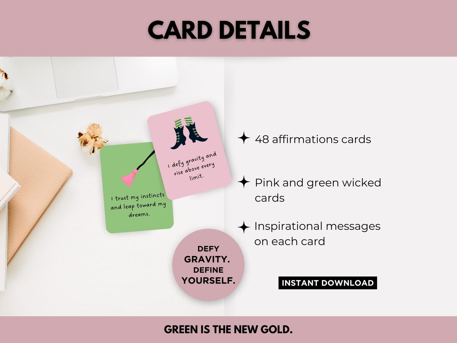 Wicked Musical Quote, Wicked Fan Gift, Wicked Inspired Affirmation ...