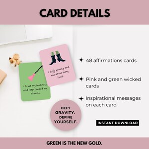 Wicked Musical Quote, Wicked Fan Gift, Wicked Inspired Affirmation ...