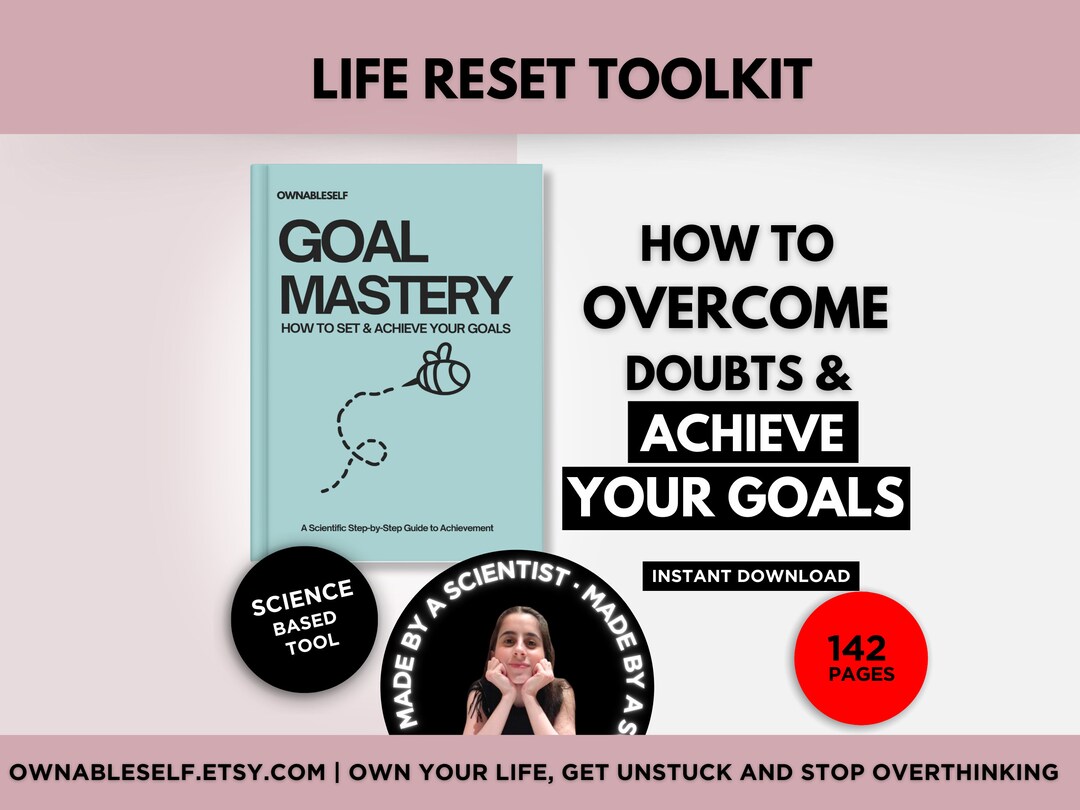 Goal Setting Journal, Printable Goals Tracker, How to Achieve Your ...