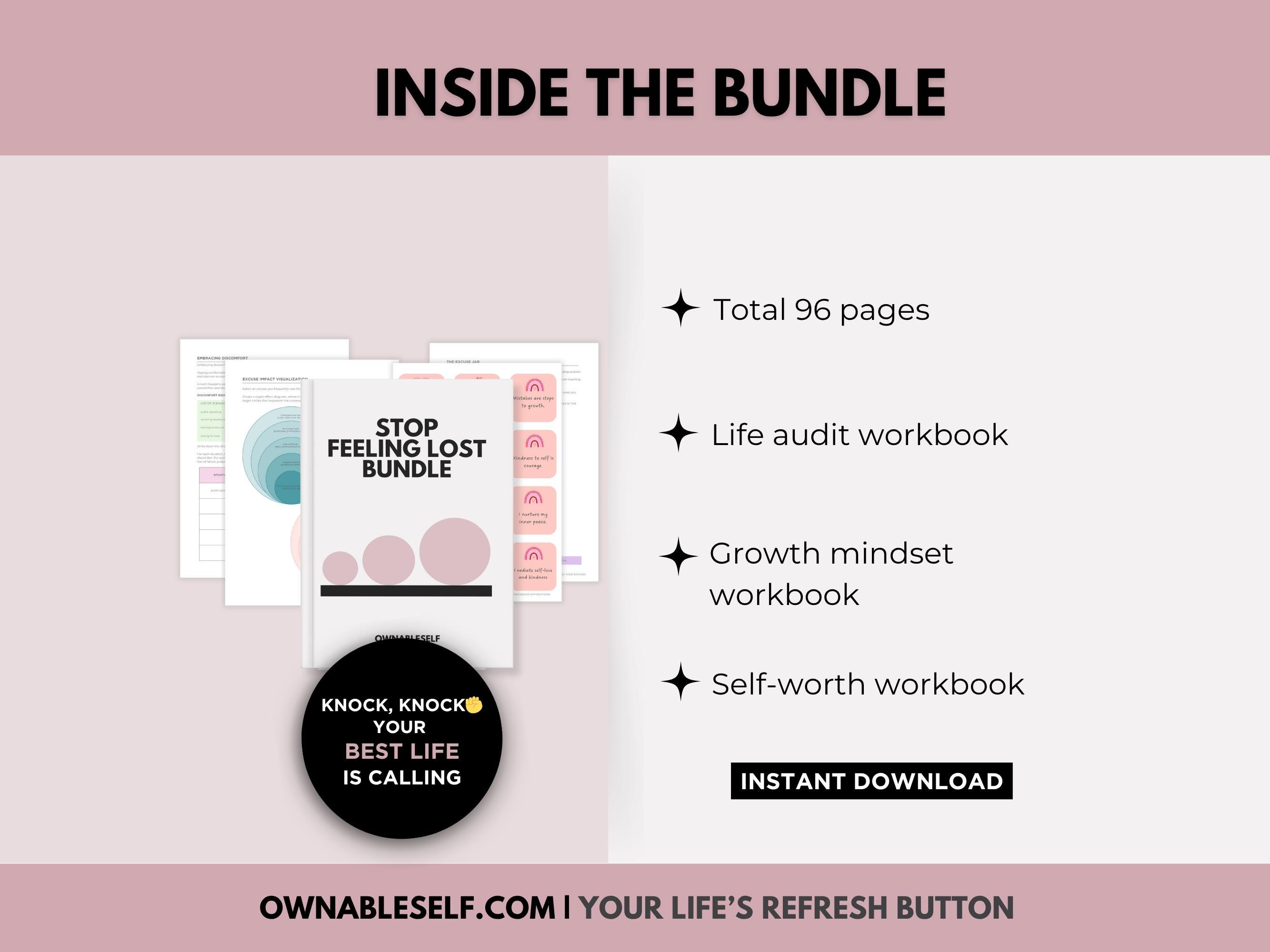 Stop Feeling Lost in Life Bundle, How to Get My Life Back on Track ...