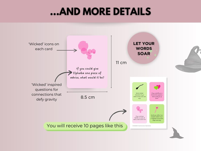 Wicked Conversation Cards, Conversation Starter, Wicked Holiday ...
