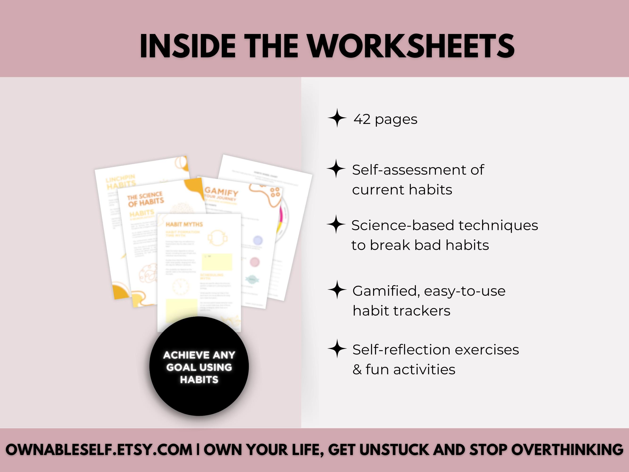 Habits Journal, Habit Loop Worksheet, Habit Tracker Online, How Can I ...