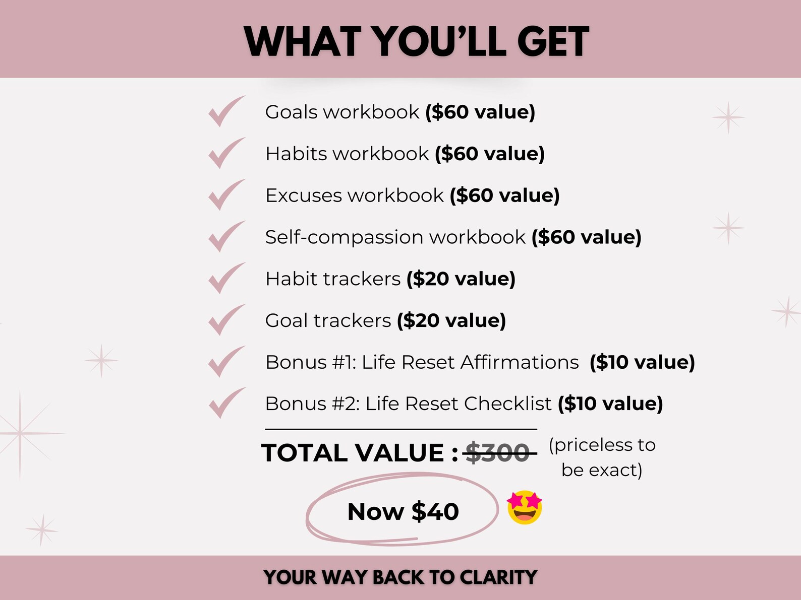 Life Reset Bundle, Reset Your Life, How to Change My Life Workbook, How ...