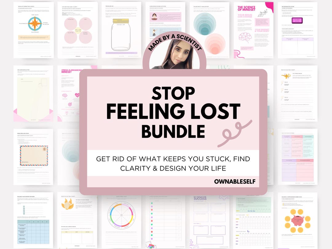 Stop Feeling Lost in Life Bundle, How to Get My Life Back on Track ...