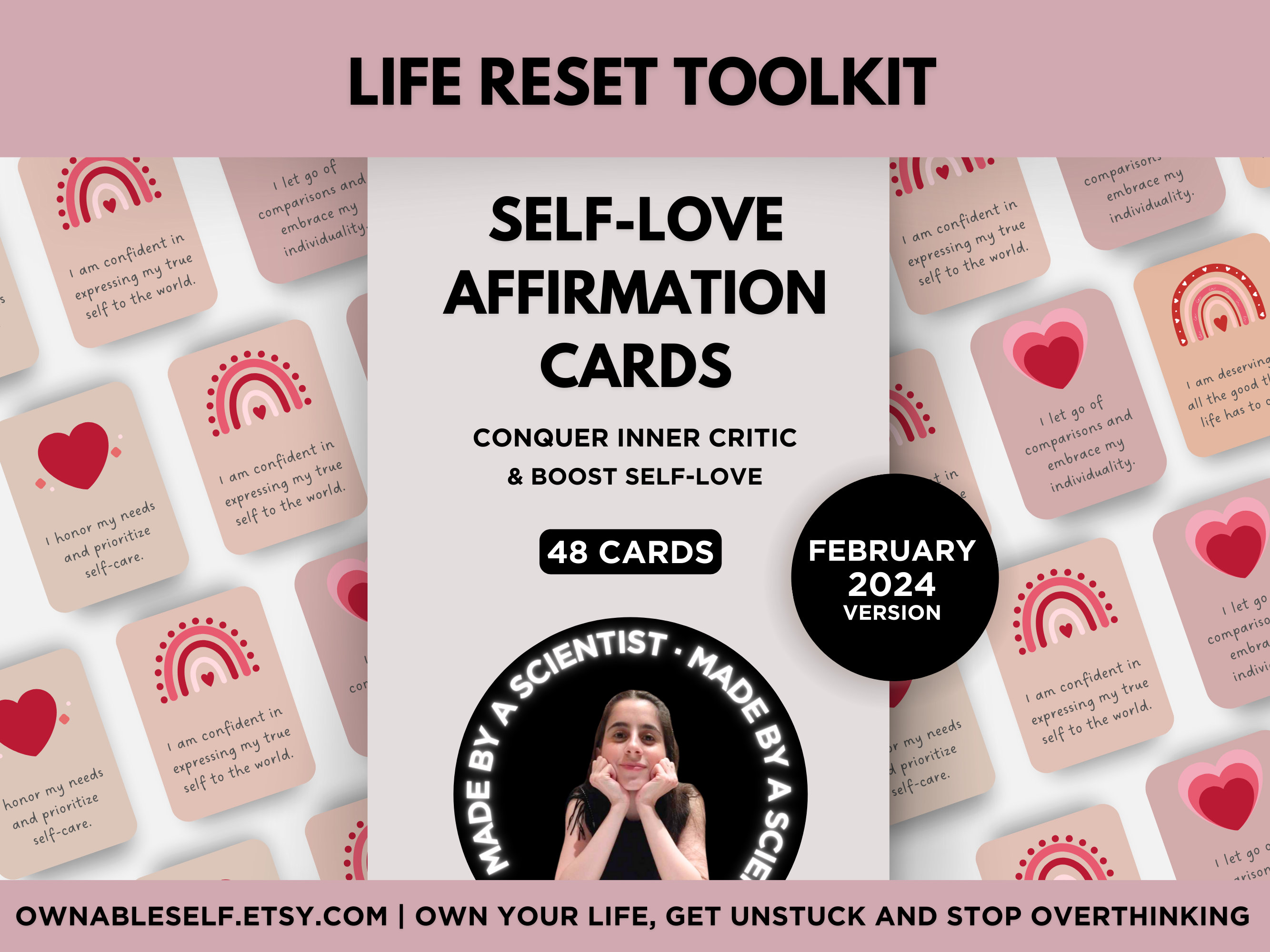 Self-love Affirmations, Printable Affirmation Cards, Affirmation ...