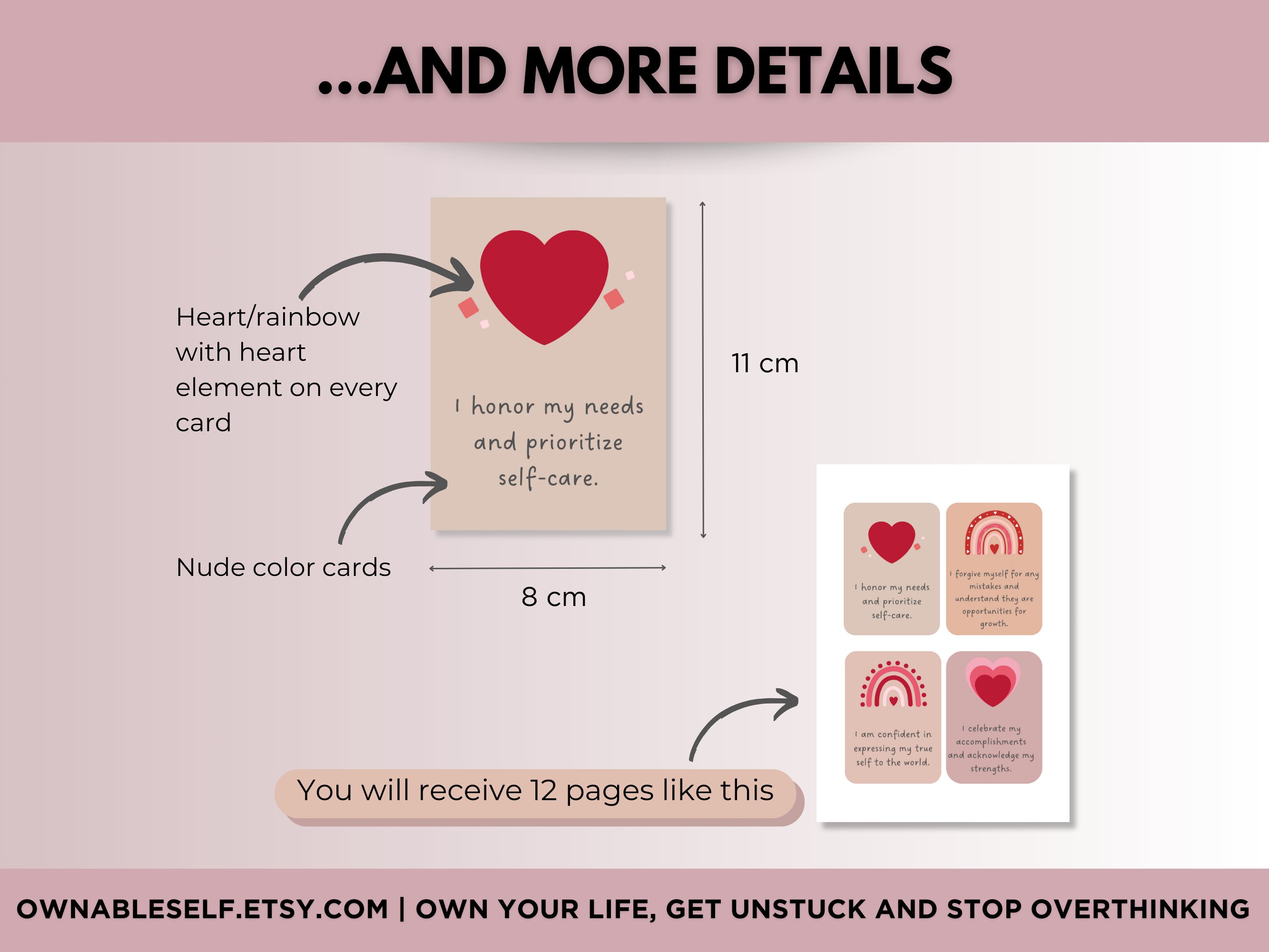 Self-love Affirmations, Printable Affirmation Cards, Affirmation ...