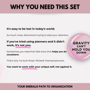 Wicked Planner Printable, Week on One Page, Undated Daily Schedule ...