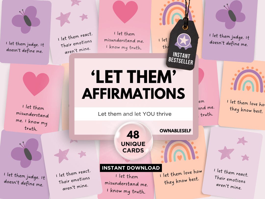 Let Them Affirmations, Let Them Mentality, Let Them Quotes, Let Them ...