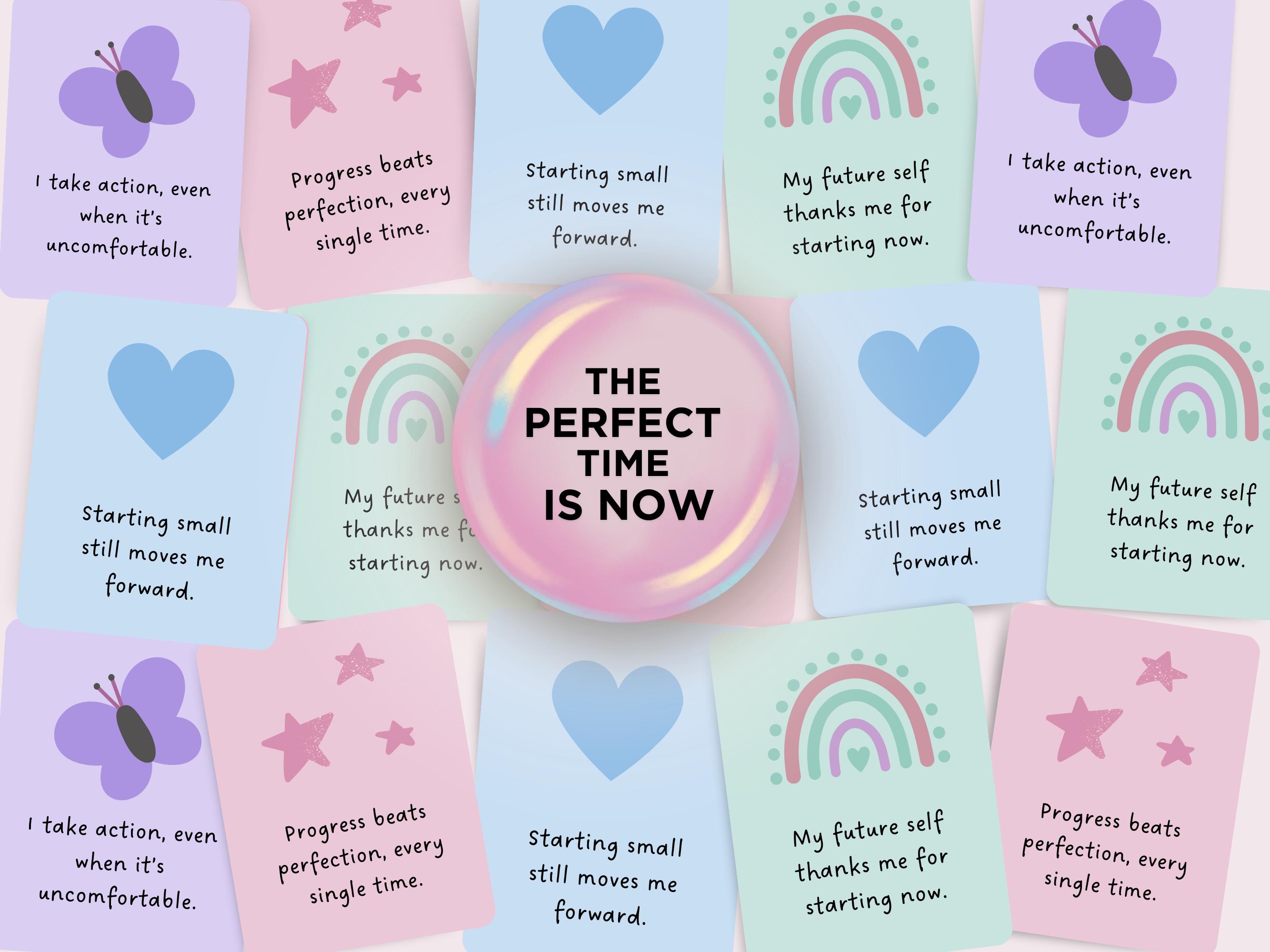 Procrastination Affirmation Cards, Procrastination PDF, How to Stop ...
