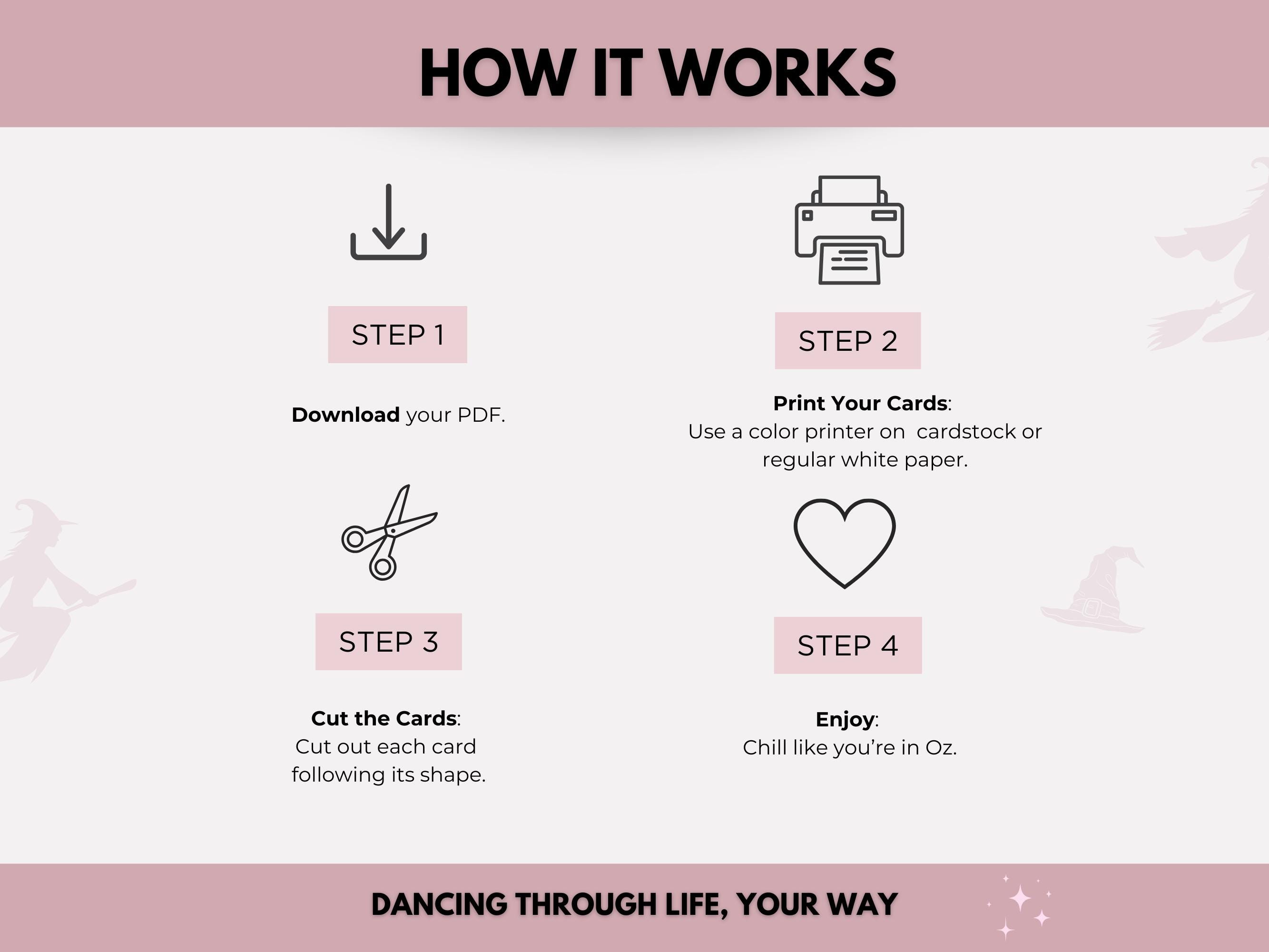 Wicked Gentle Reminders, Wicked Affirmation Cards, Wicked Movie ...