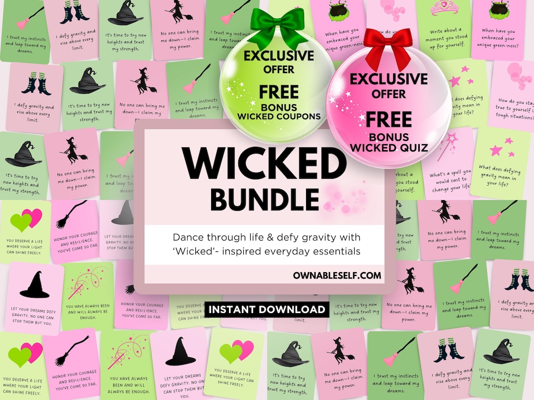 Wicked Bundle, Wicked Bulk Collection, Wicked Halloween Cards, Wicked ...