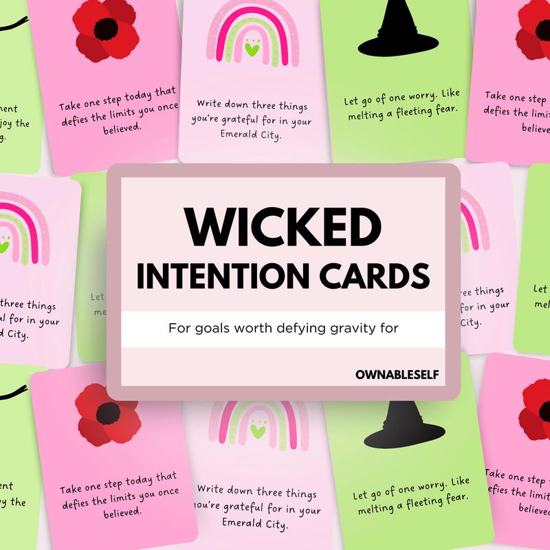 Intention Cards - Etsy