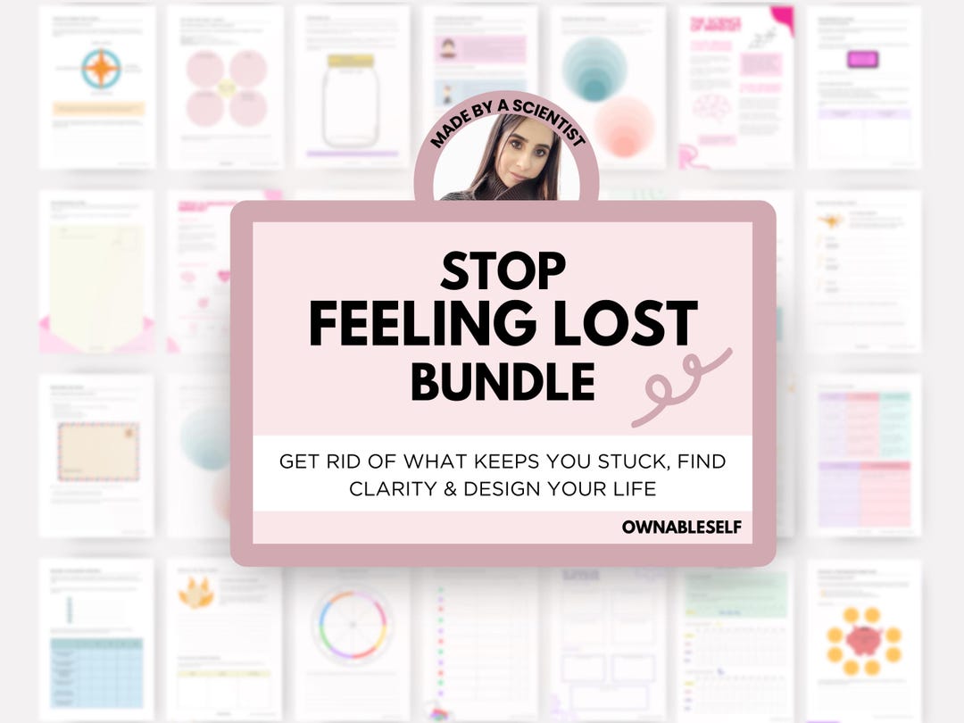 Stop Feeling Lost in Life Bundle, How to Get My Life Back on Track ...