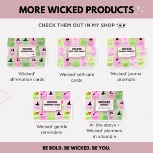 Wicked Planner Printable, Week on One Page, Undated Daily Schedule ...
