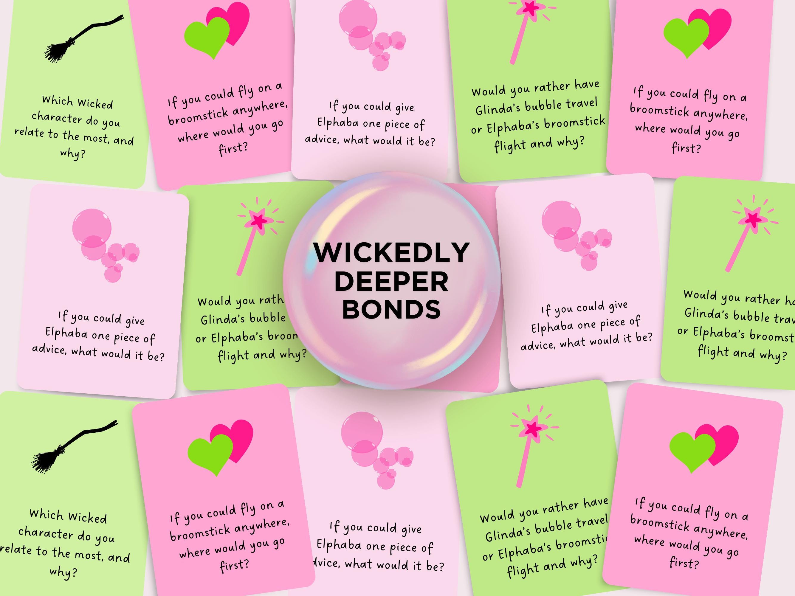 Wicked Conversation Cards, Conversation Starter, Wicked Holiday ...